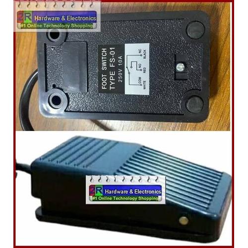 Jual Foot Switch AC 220V - 380V 10A momentary NO NC (saklar pedal ...