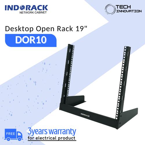 Jual INDORACK Desktop Open Rack 10U Depth 290mm Rak Server Audio DOR10 ...