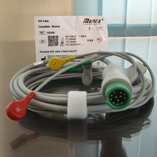 Jual ECG Direct Cable 3 Lead Kancing Mindray Umac / Medke - Kota Depok ...