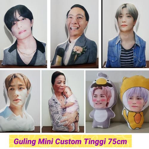 Jual Bantal Guling Mini Custom Bentuk Idol/BTS/NCT/Foto Sendiri - 1 ...