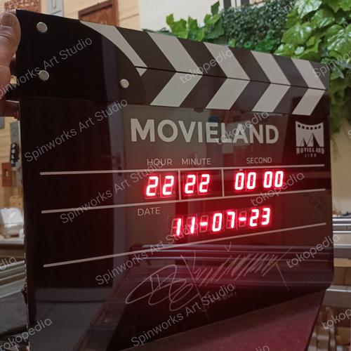 Jual Movie Clapper Board/Movie Clapper Digital/Film Video clapboard ...
