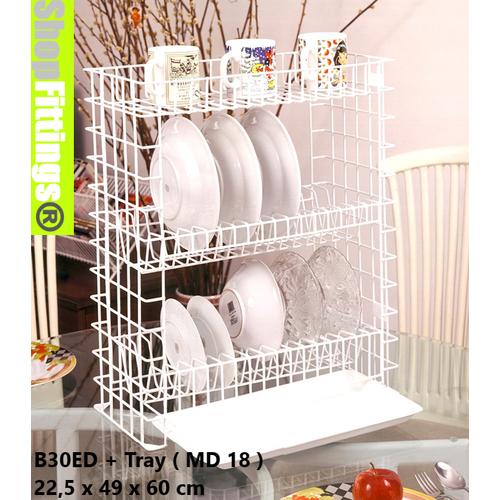 Jual Rak Piring Gelas Botol Tiga Susun Three Stack Plate Glass Bottle ...