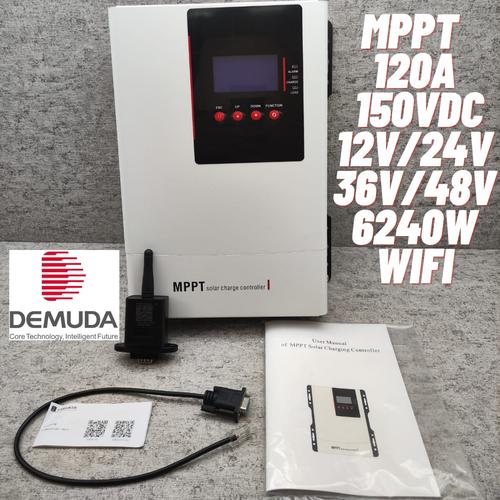 Jual MPPT 120A Demuda 6240W 12V 24V 46V 48V Solar Charge Controller ...