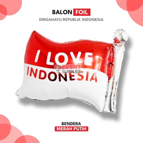 Jual Balon Foil Bendera Merah Putih Dirgahayu RI - Bendera Kotak - Kab ...