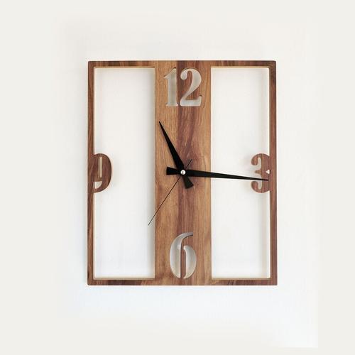 Jual Jam Dinding Kayu Jati Model Persegi Modern - Kab. Jepara ...