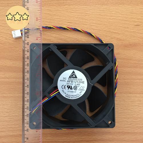 Jual Delta Fan Kipas AFB1212HE / AFB1212SH 12cm 12V 0.48A PWM 4 KABEL PIN - Jakarta Utara ...