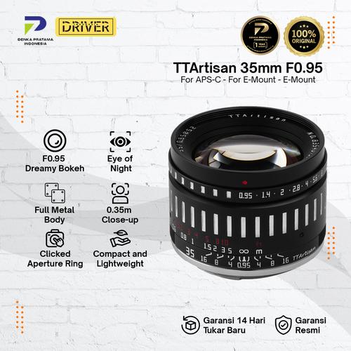Promo Lensa TTArtisan 35mm F0.95 For APS-C - For E-Mount - Z Mount ...