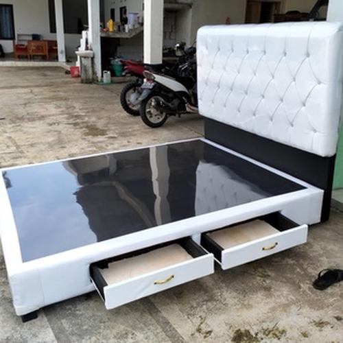 Promo Divan + laci modern minimalis - Hitam, 160x200 - Kota Tangerang ...