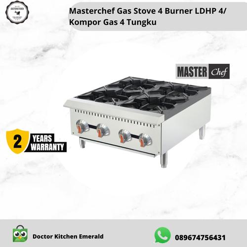 Jual Masterchef Gas Stove 4 Burner LDHP 4/ Kompor Gas 4 Tungku Garansi ...