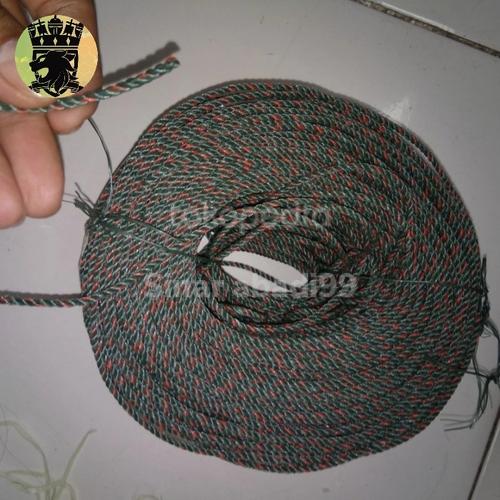 Jual Tali Tambang plastik 3mm PE hijau Bintik Merah - Jakarta Pusat - RoyalNavy | Tokopedia