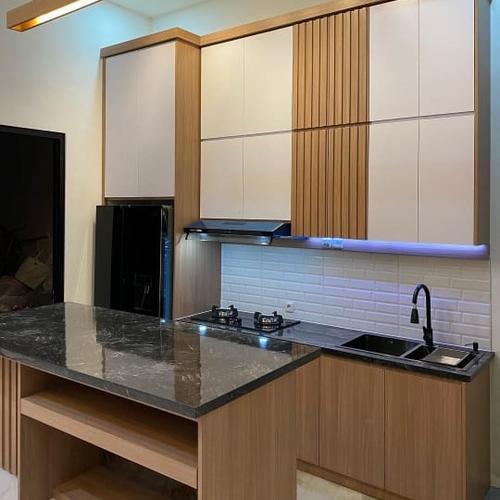 Jual kitchen set minimalis hpl, kitchen set finishing hpl , kitchen set ...