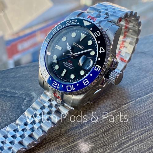 Jual Seiko Mod True GMT Watch with Seiko NH34 Movement, GMT jalan bro ...