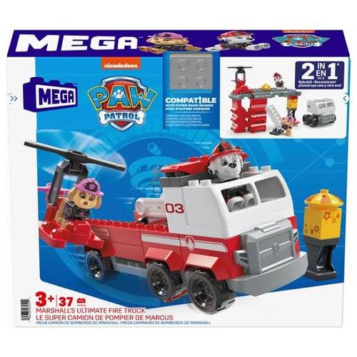 Jual Mega Bloks Paw Patrol Marshall ultimate fire truck mega construx ...