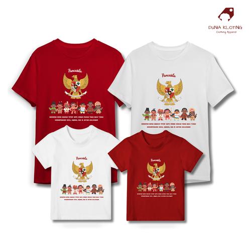 Jual Baju Kaos Kemerdekaan Anak Keluarga Indonesia GARUDA PANCASILA 30s - Kota Bandung ...