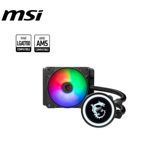 Jual MSI MAG CORELIQUID B120 AIO Liquid CPU Cooler Fan 120mm INTEL AMD ...
