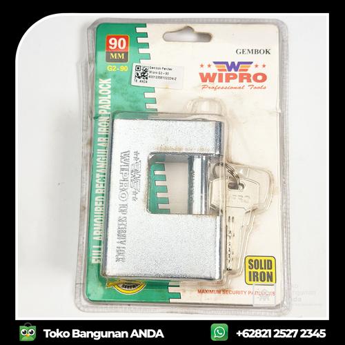 Jual GEMBOK FULL ARMOURED RECTANGULAR IRON PADLOCK / WIPRO G2-90 - Kota Semarang - Toko Bangunan ...