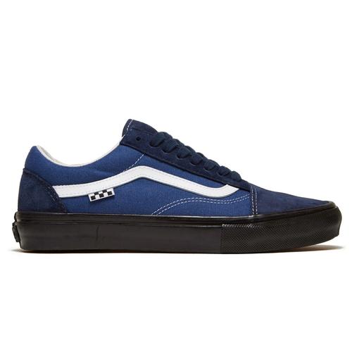 Promo Vans Old Skool Skate VCU Union Check Navy Black ORIGINAL RESMI ...