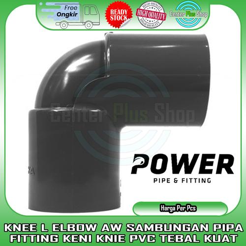 Jual Knee Pvc AW Elbow Knie 3" 4" Inch Power Keni L Sambungan Pipa ...