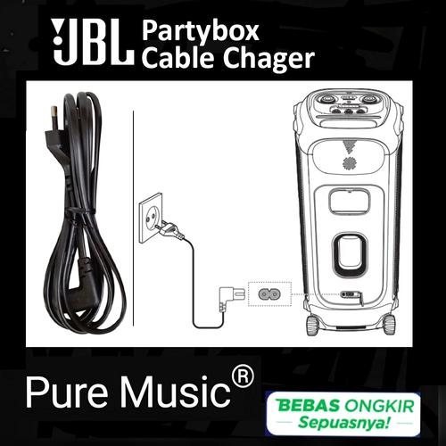 Jual JBL Partybox Cable Chager Power Cord original On the go 310 710 ...