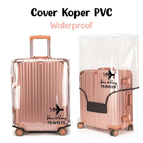 Jual Sarung Cover Koper PVC Plastik Bening / Luggage Cover Waterproof ...