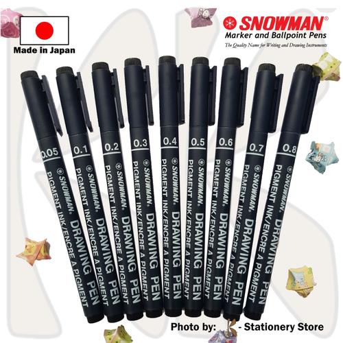 Jual DRAWING PEN SNOWMAN FT 700 /satuan pcs - 0.8 hitam - Jakarta Pusat ...