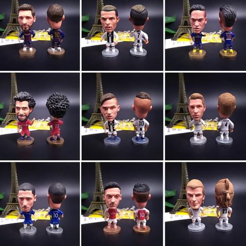 Jual action figure bola topper kue hampers soccer collection Messi ...