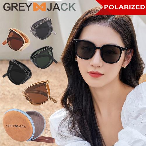 Promo Grey Jack Kacamata Hitam Sunglasses Foldable Anti Silau UV Lipat ...