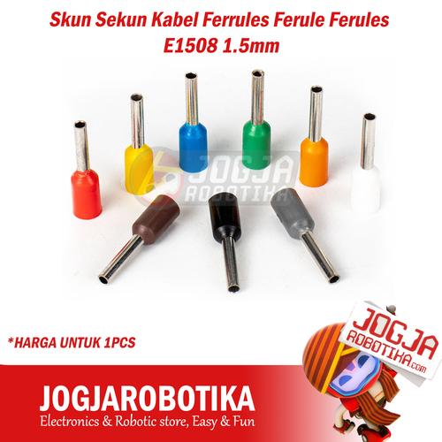 Jual Skun Sekun Kabel Ferrules Ferule Ferules E1508 1.5mm - Merah - Kab ...