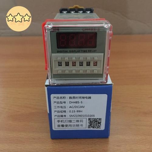Jual DH48S-S DH48S S 24V TIMER TWIN RELAY DH48 24VDC 24 VDC SETARA ...
