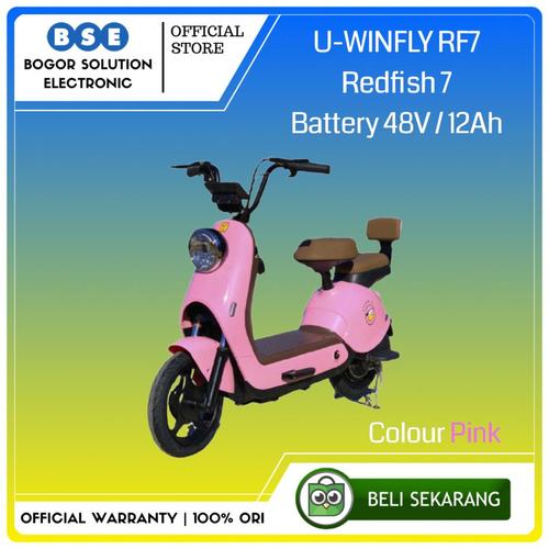 Promo Sepeda Listrik Uwinfly RF7 Redfish 7 RF 7 Battery 48V/12Ah Pink [ORI] Cicil 0% 3x - Kota ...