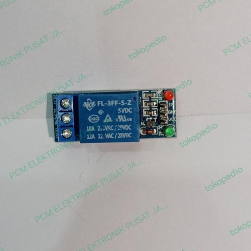 Jual 1630 kit module modul relay rilai rilay relai 1 channel buat ...