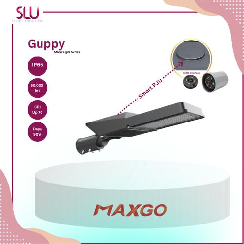 Jual Lampu Jalan Led 90 Watt Smart Pju Street Light Hemat Daya Guppy ...