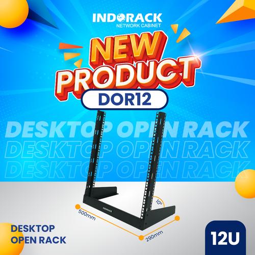 Jual INDORACK Desktop Open Rack DOR12 12U Depth 290mm - Kota Bandung ...