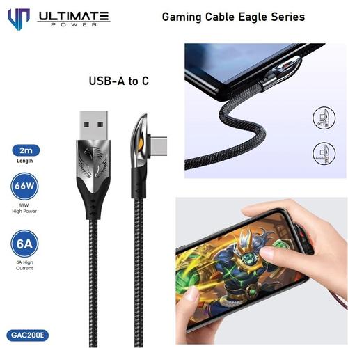 Jual Ultimate Data Cable Gaming USB-A to Type-C 2M 66W Fast Charging ...
