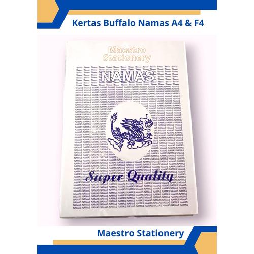 Jual Kertas Buffalo Bufallo A4 F4 Namas Naga Mas / Kertas Jilid ...