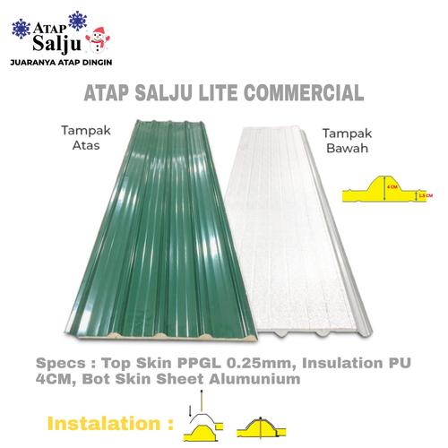 Jual Atap Salju Lite Commercial - Kota Surabaya - Atap Salju Sandwich ...