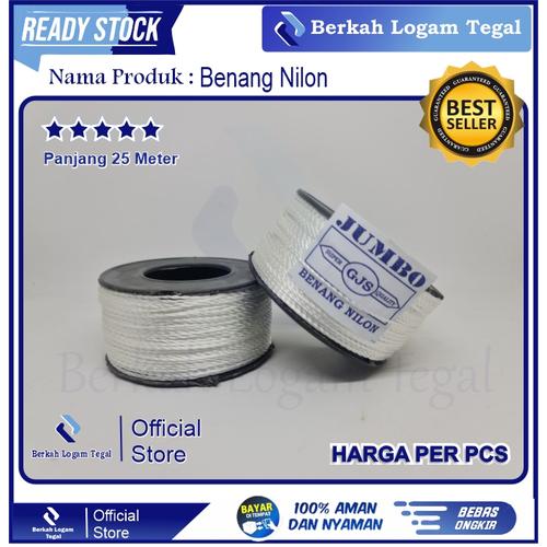Jual Benang nilon tali nylon putih benang bangunan rol besar GROSIR ...