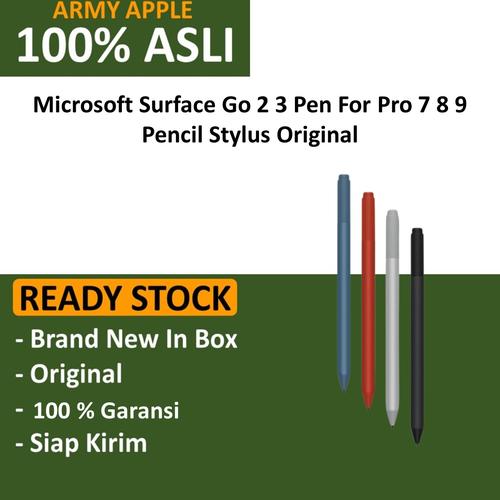 Jual New Microsoft Surface Go 2 3 Pen For Pro 7 8 9 Pencil Stylus ...