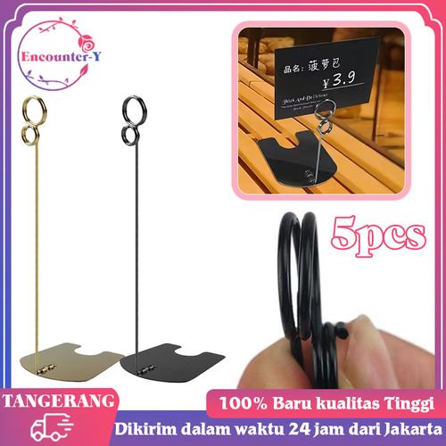 Jual 20cm Table Number Menu Stand 5pcs Tiang Nomer Meja Price Tag Stand ...