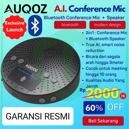 Jual Auqoz True AI Conference Call Mic Meeting Speaker Phone Zoom Teams ...