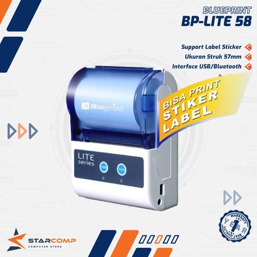 Jual Printer Bluetooth Portable BluePrint BP-Lite 58 Thermal Wireless ...