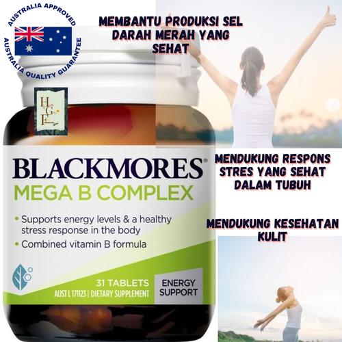 Jual Blackmores Mega B Complex 31 Tablets - BM COMPLEX 31 - Kota ...