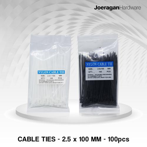 Jual Nylon Cable Tie 10cm Kabel Ties 10 cm Insulock 2.5x100mm Tis ...