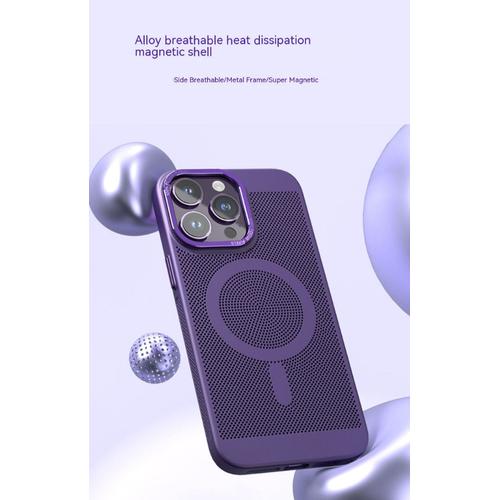 Promo Casing Magsafe Anti Panas iPhone 11 12 13 14 15 PRO MAX - Hitam ...