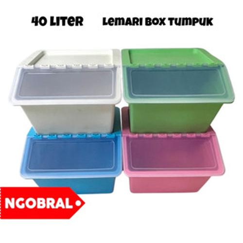 Jual Container Box Besar 40 Liter Storage Box Kontainer Box Container ...
