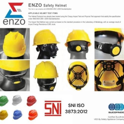 Jual ENZO Safety Helmet Fastrack - Helm Proyek Kilap Model Putar ...