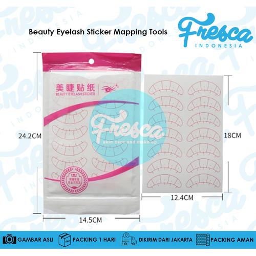 Jual Mapping Tools / Eyepatch Kertas Sticker Beauty Eyelash Extention ...