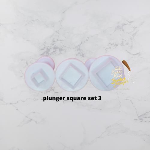 Jual plunger square set 3 / plunger square /cetakan plunger kotak ...