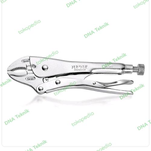 Jual Tang Curved Jaw Locking pilers With wire Cuter 10" DAAQ1A10 TOPTUL ...