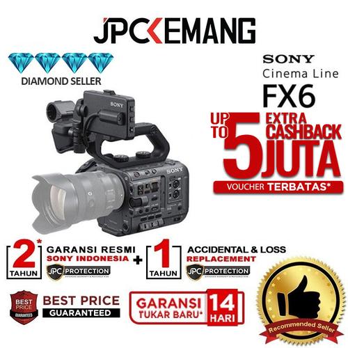 Jual Sony FX6 Body Only Full Frame Cinema Camera GARANSI RESMI ...